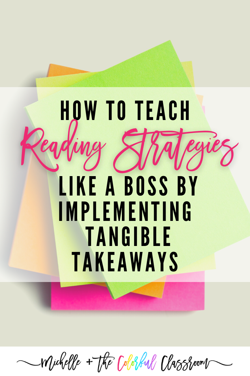 How to Teach Reading Strategies like a Boss by Implementing Tangible ...