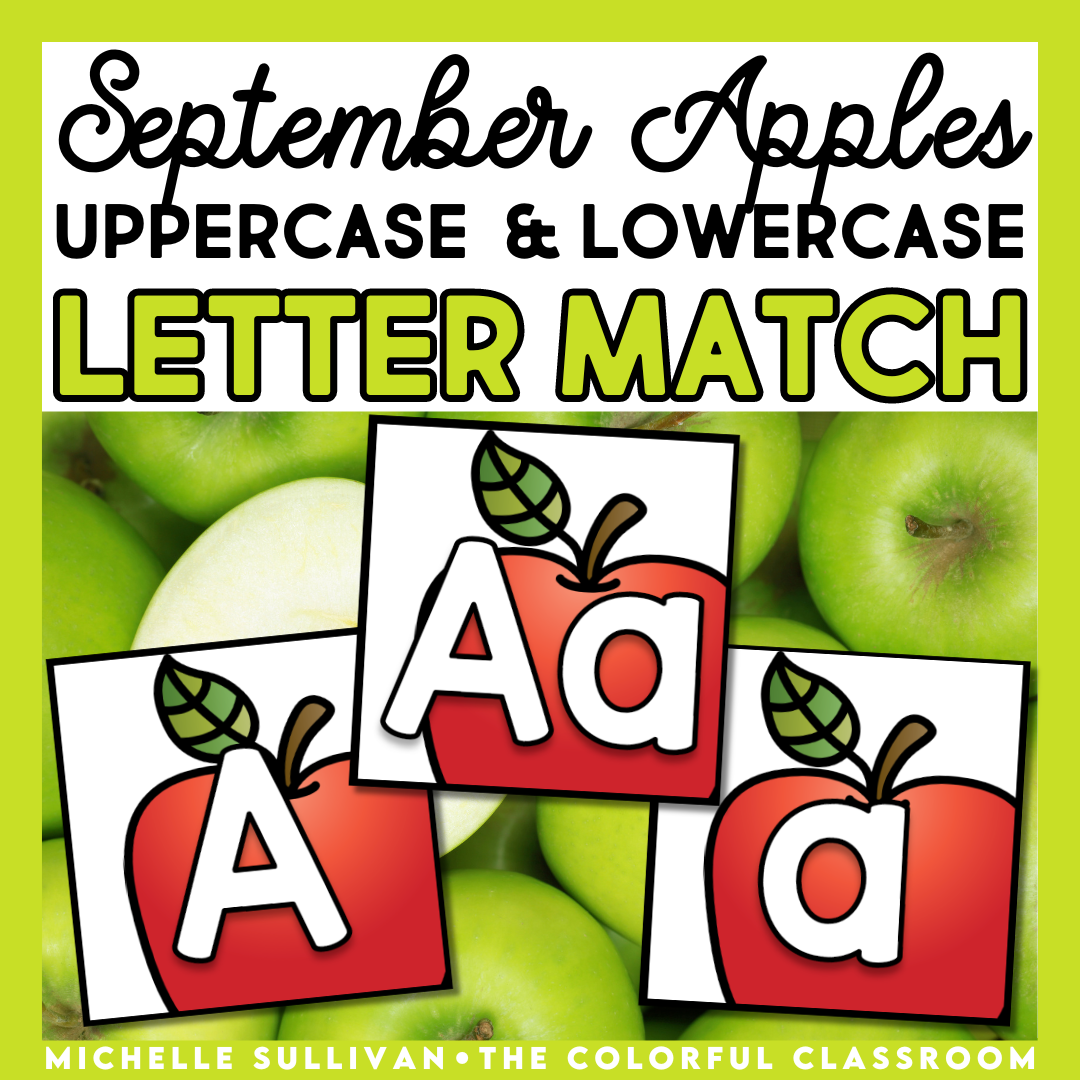 Uppercase and Lowercase Letter Matching – Alphabet Cards – September ...